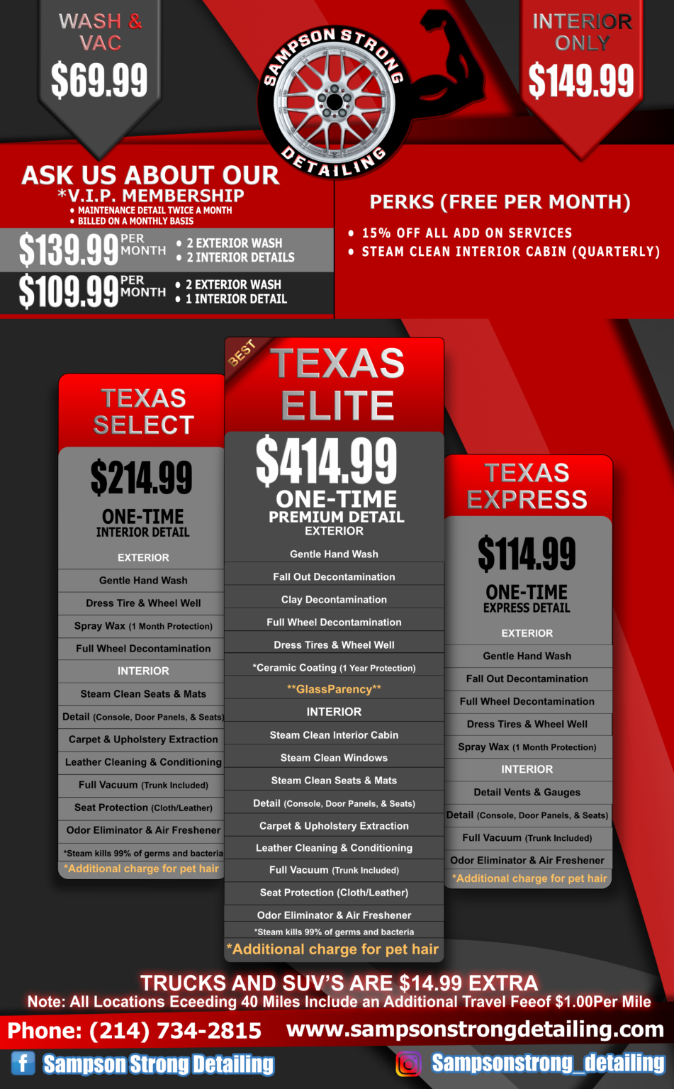 Sampsonstrong Detailing - Packages and Pricing - Sampsonstrong - Auto ...